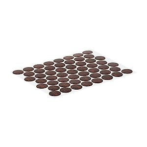 53 Pack Fastcap FC.WP.916.IW 9/16" Self Adhesive Furniture Cabinet Screw Cap Covers Imperial Walnut
