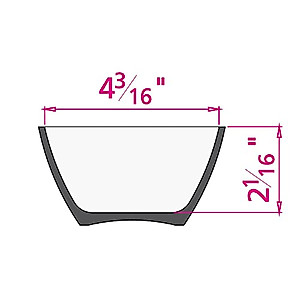 ShaveBowl Shaving Bowl / Shaving Cup (Made in USA) - White