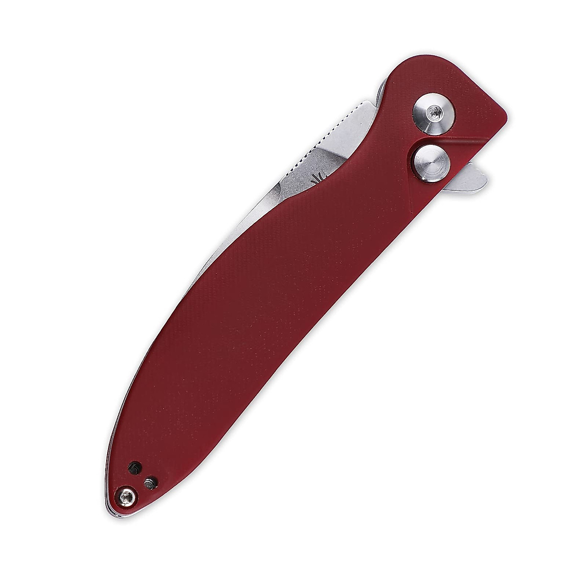 Kizer Cutlery KIV3566N4: Sway Back Button Lock Red