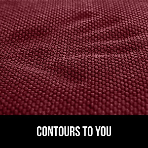 Gorilla Grip Memory Foam Chair Cushions, Comfortable Pads for Dining Room, Kitchen Table, Office Chairs, Stay in Place Backing, Comfortable Microfiber Seat Pad Cushion, Set of 4, 16x16, Wine