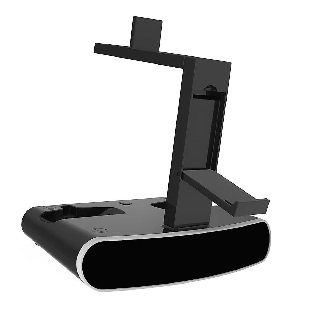 VR Controller Charging Dock and Headset Storage Stand Bracket for PS VR2,VR Display Holder with Charger Station,Smart LED Light