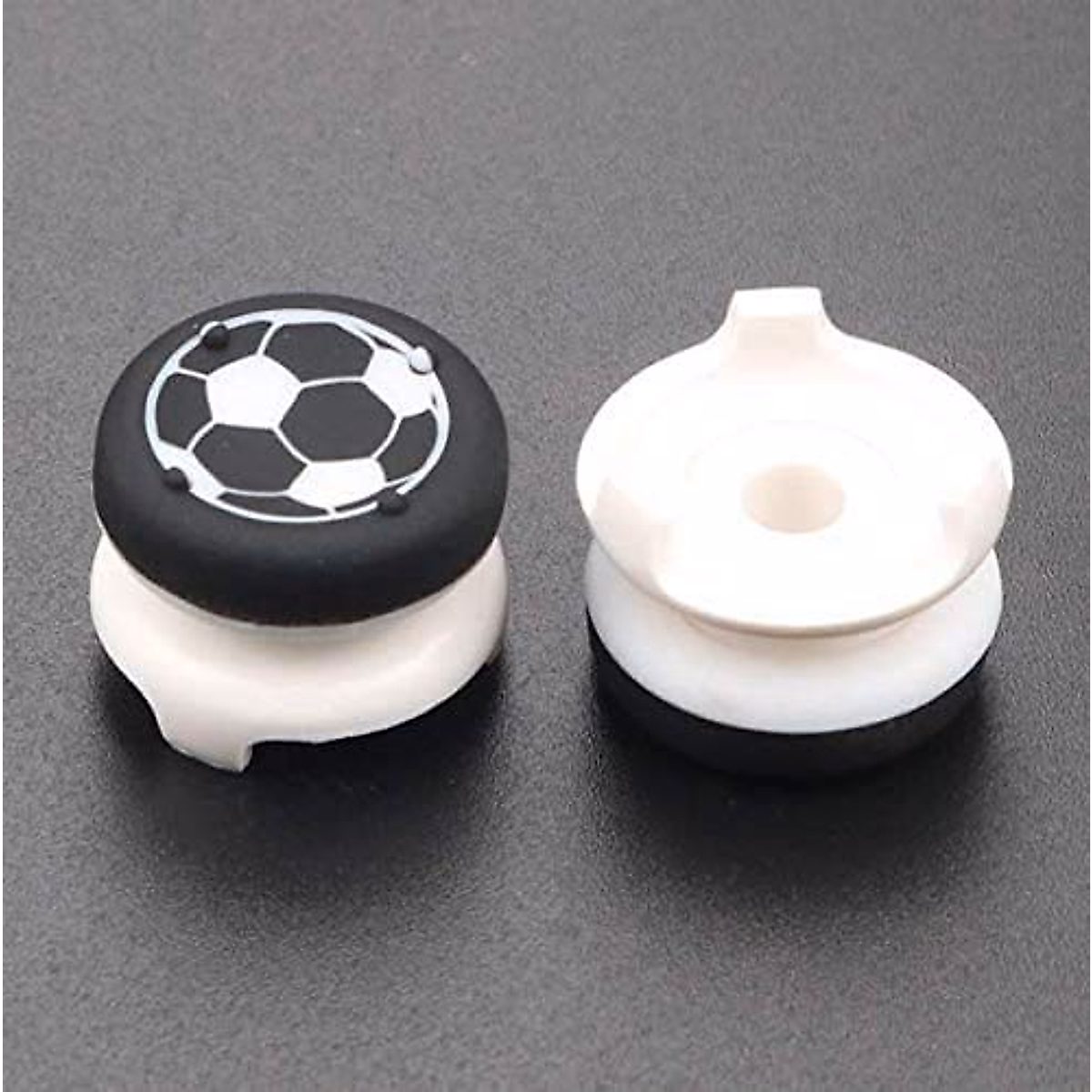 2X Analog Extender Joystick Cap Thumbstick Cap Thumb Stick Grip for PS5 PS4 Slim Pro Controller (White)
