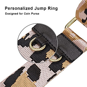 nuoku Purse Straps Replacement Crossbody Straps for Purses Straps for Handbags Luggage Straps, Leopard Print