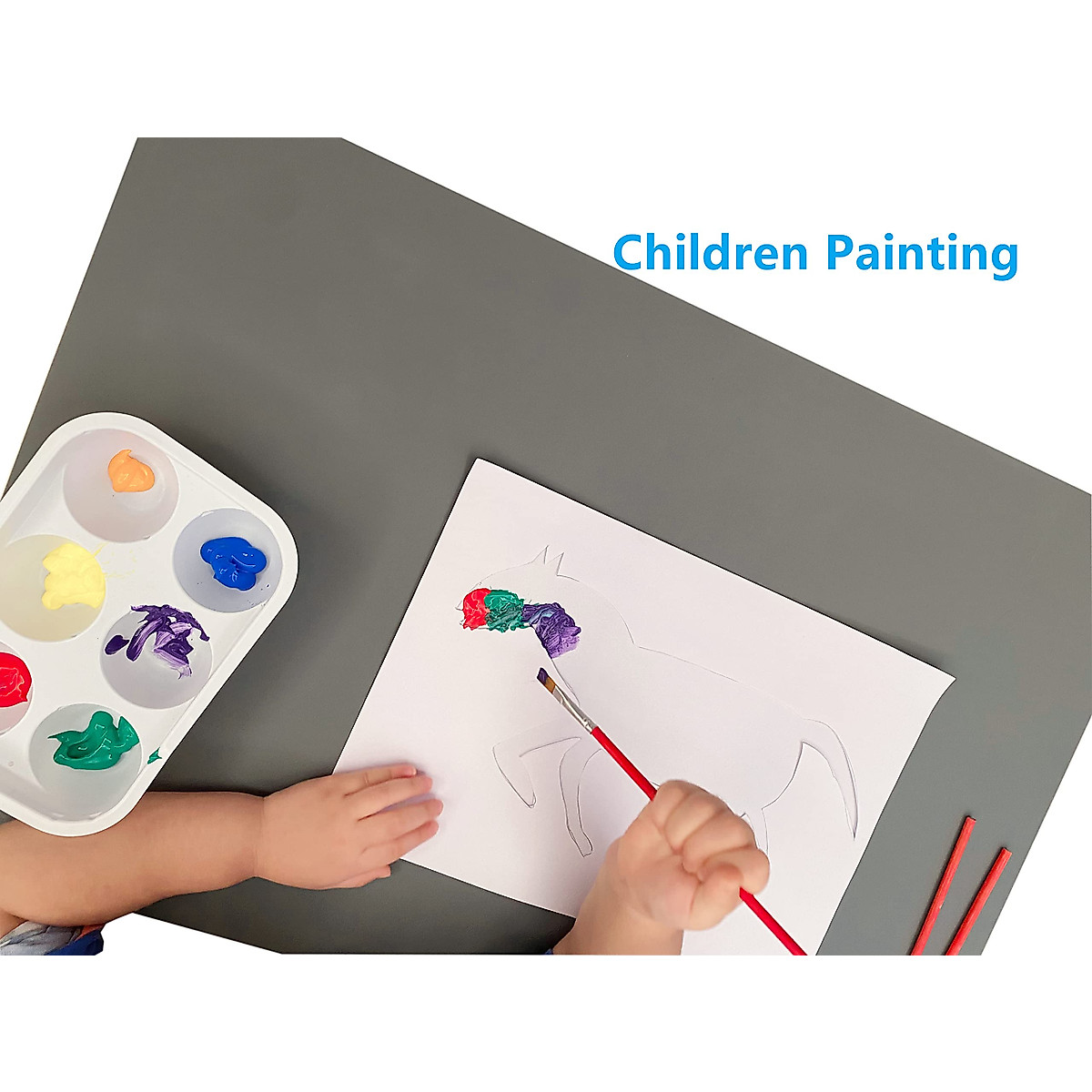 Haloh? 2 Pack 23.6”x15.7”x1mm Silicone protector Mats for Kitchen Countertop, Baking Mats, Nonskid Heat Resistant Desk Mats, Waterproof Multipurpose Mats, Nonslip Silicone Craft Mats (Black)