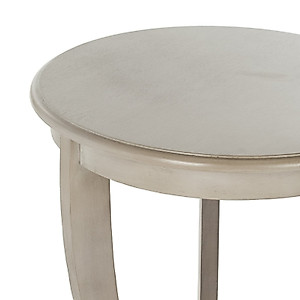 SAFAVIEH American Homes Collection Mary Vintage Grey Pedestal End Table
