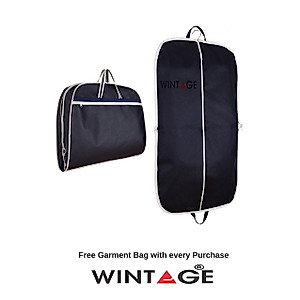 WINTAGE Men's Velvet Two Buttoned Notch Lapel Party Black Coat Blazer