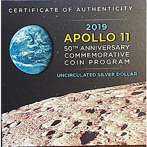 2019 P Apollo 11 50th Anniversary Commemorative Dollar US mint Proof
