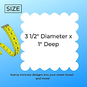 YNGLLC SUNFLOWER DESIGN PATTERN CONCHA CUTTER MEXICAN SWEET BREAD STAMP MADE IN USA PR4519, Yellow