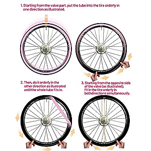 2 Pack Ultralight TPU Bike Inner Tube Mountain Bicycle Tire 29'' Compatible with 29 x 1.9/2.0/2.1/2.2/2.3/2.4/2.5 Valve Length French 45mm for MTB (Include 8 PCS Bike Inner Tire Patch Repair Kit)