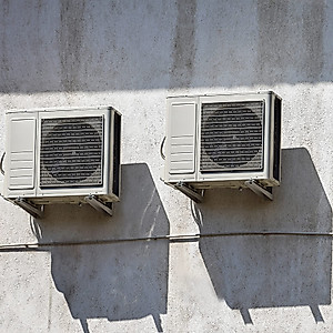 Pearwow Mini Split Wall Mounting Bracket for 9000-18000 BTU Universal Ductless Air Conditioner Heat Pump Systems,Compressors,Condenser Units,Support up to 280lbs