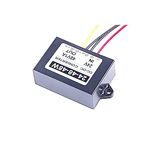 KNACRO 48V 1A 48W DC Convert DC-DC 24V (18V - 32V) Step Up to 48V Voltage Boost Converter Regulator Power Supply(1A)