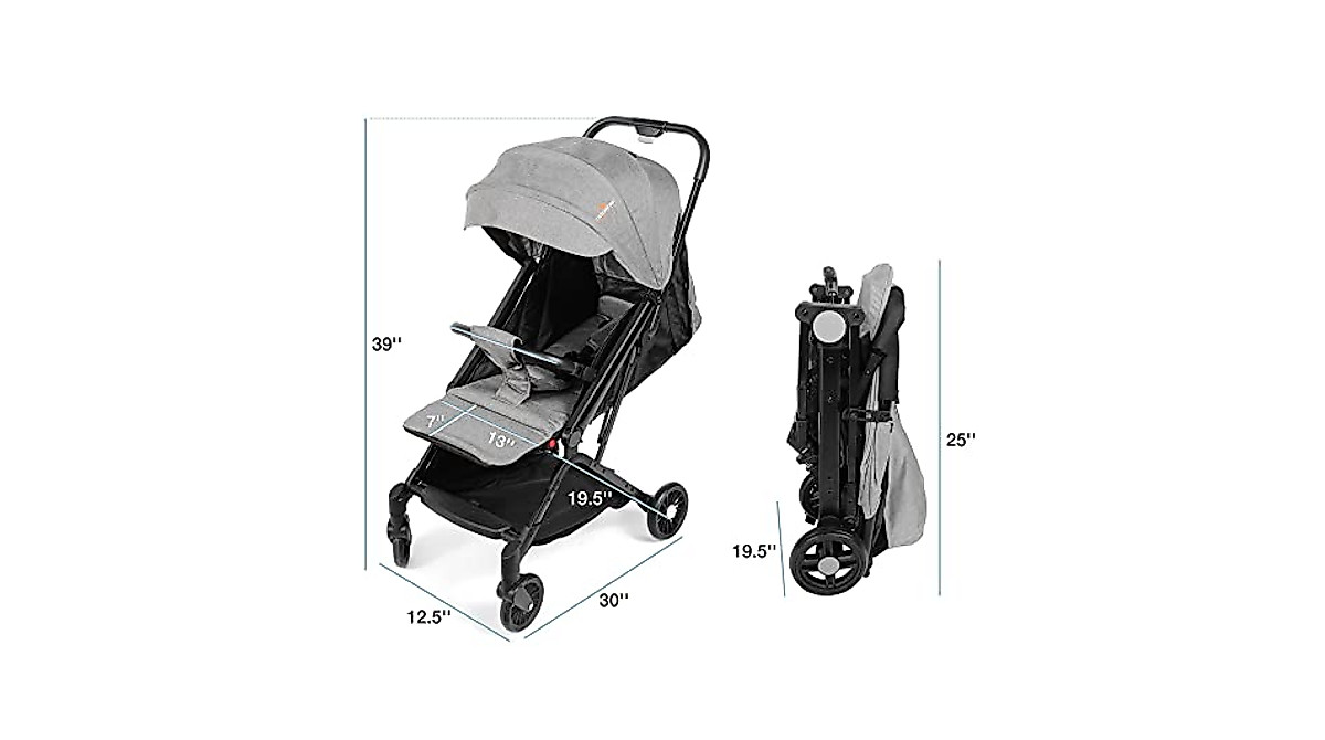 COLOR TREE Lightweight Foldable Travel Stroller