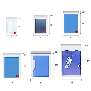 Clear Zipper Poly Bags 4x6'' 100ct Zip Reclosable Lock Baggies 2mil Zip Plastic Bags for Prints Cards Beads Arts Crafts Cookies Soap Jewelry Candies 2 Sizes to Choose from
