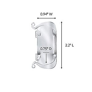 Command 17303CLR 3 Adhesive Strips Cord, Large, Clear, 2-Clips (17303CLR-ES)