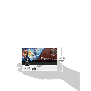 Tully's Coffee French Roast Keurig Single-Serve K-Cup Pods, Extra Bold Dark, 12 Count (Pack of 2)