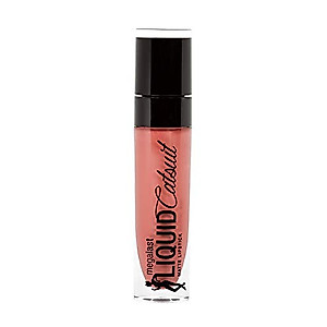 Wet n Wild Megalast Catsuit Matte Liquid Lipstick, Lip Color Makeup, Moisturizing Creamy Formula, Smudge Proof, Long Lasting, Nudist Peach