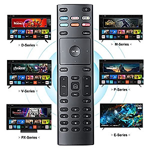 Universal Replacement Remote Control XRT136 Compatible with All Vizio Smart TVs(D-Series E-Series M-Series P/PX-Series V-Series)