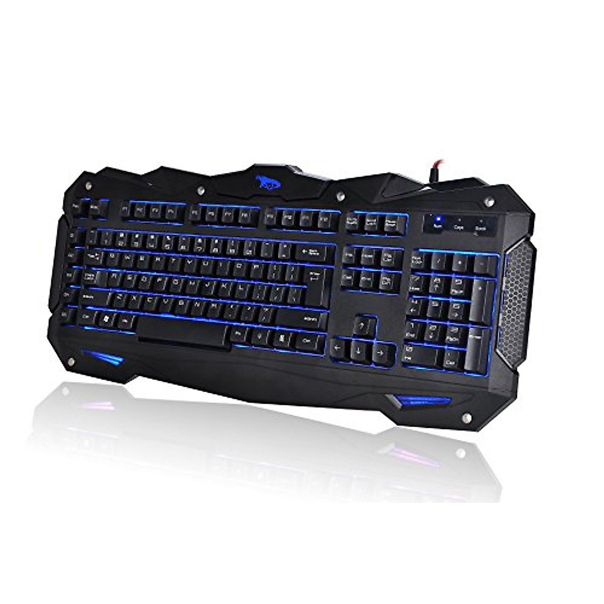 iMicro COBRA 110-Key LED Backlit USB Gaming Keyboard (IM-KBCOBV8)