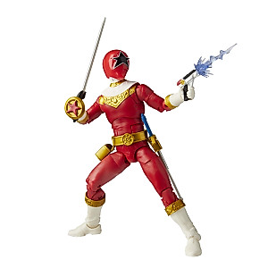 Power Rangers Lightning Collection Zeo Red Ranger 6-Inch Premium Collectible Action Figure Toy with Accessories