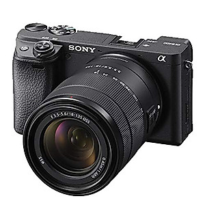 Sony Alpha a6400 Mirrorless Camera with 18-135mm Lens Bundle + 64GB Memory + (18PC Bundle)