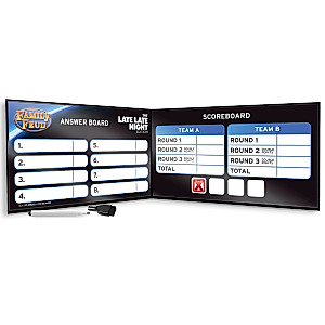 Family FEUD Late Late Night Edition Card Game, Anything but Family-Friendly, 400 Naughty Survey Questions, Complementary Sound Effects from The Show with Gamestar App