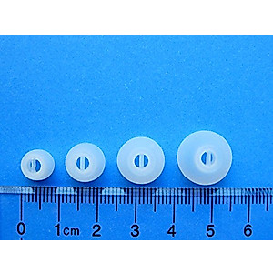 16pcs- 4XS/4S/4M/4L (CL-NSEN) Comfort Noise Isolation Replacement Eartips Earbuds Adapters Compatible with Sennheiser HD 1, Momentum (M2 IE) I and G, Sennheiser CX 3.00, CX 5.00, CX 7.00BT Earphones