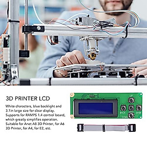 Eulbevoli LCD Display Board, White Character LCD Controller Module 2004 for Working