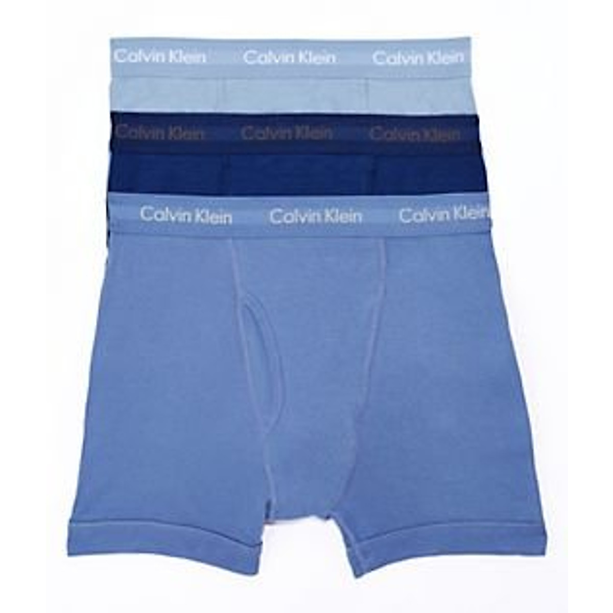 Calvin Klein Men's Cotton Classic Multipack Boxer Briefs, White/Black/Grey, Small