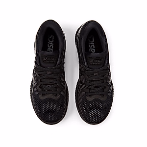 ASICS Women's MetaRide Running Shoes, 9.5, Black/Black