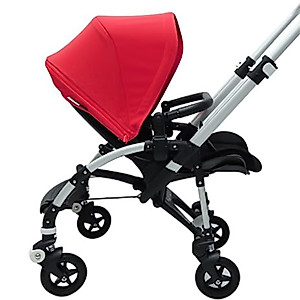 Stroller Handlebar Console Adjustable Armrest Bumper Bar Compatible with Bugaboo Bee 3 Bee 5 Bee 6 Baby Strollers (Artificial Leather)