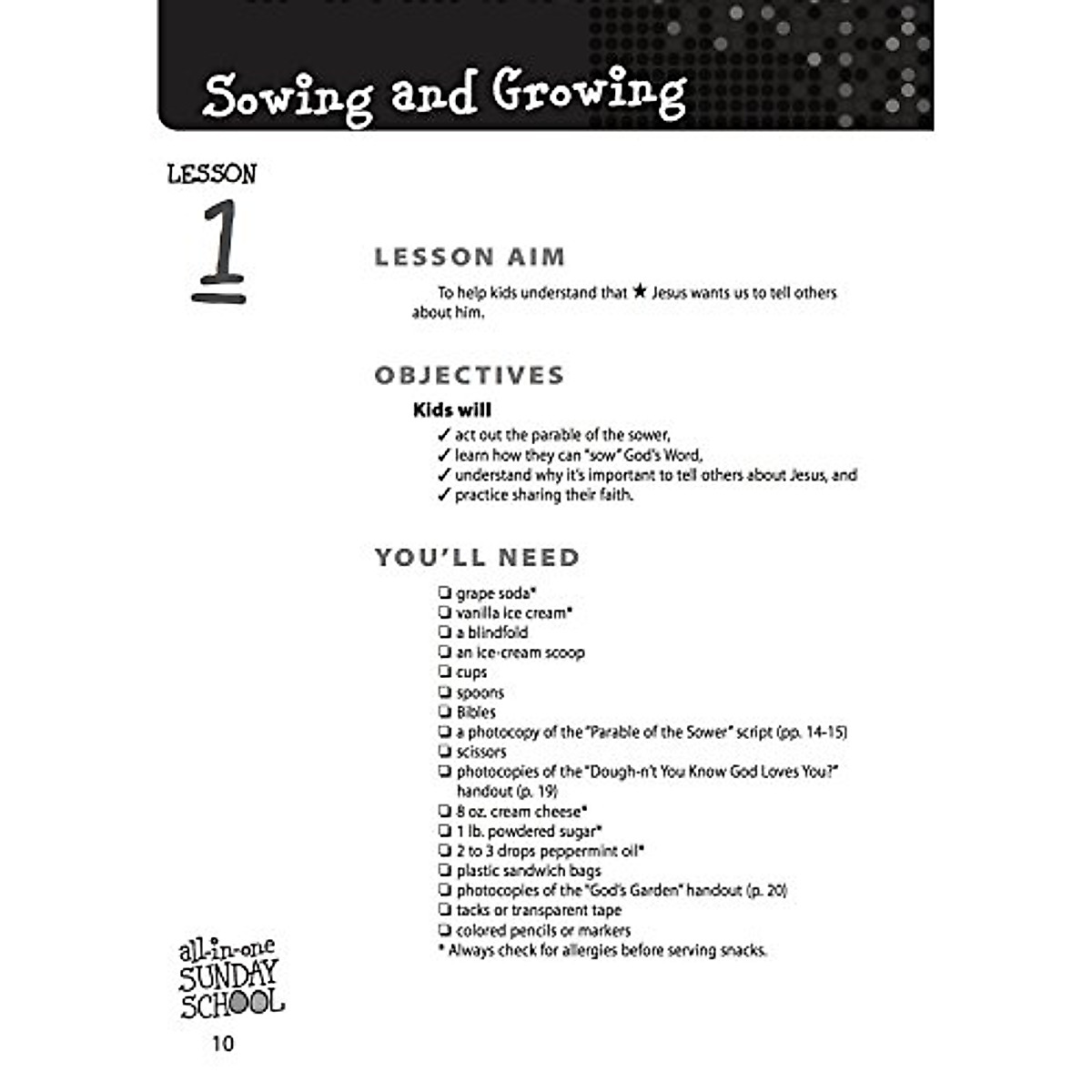 All-in-One Sunday School for Ages 4-12 (Volume 3): When you have kids of all ages in one classroom (Volume 3)