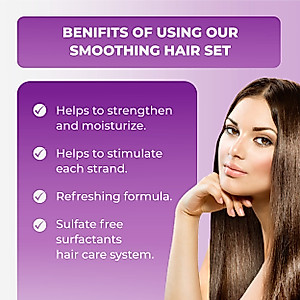 CADIVEU Home Care Line - Plastica Dos Fios Hair Smoothing Set: Shampoo, Conditioner, Hair Treatment Mask, Hair Primer (Set of 4)