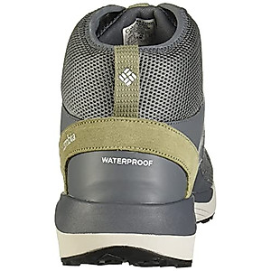 Columbia Men's Trailstorm Mid Waterproof, Graphite/Creek, 12