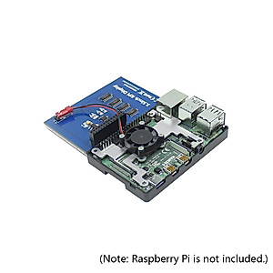 Treedix 3.5 inch TFT Touch Screen Module 320x480 Resolution LCD Display Compatible with Raspberry Pi 4B/3B/3B+ with Touch Pen ABS Case and Cooling Fan Compatible with Raspberry Pi 4B