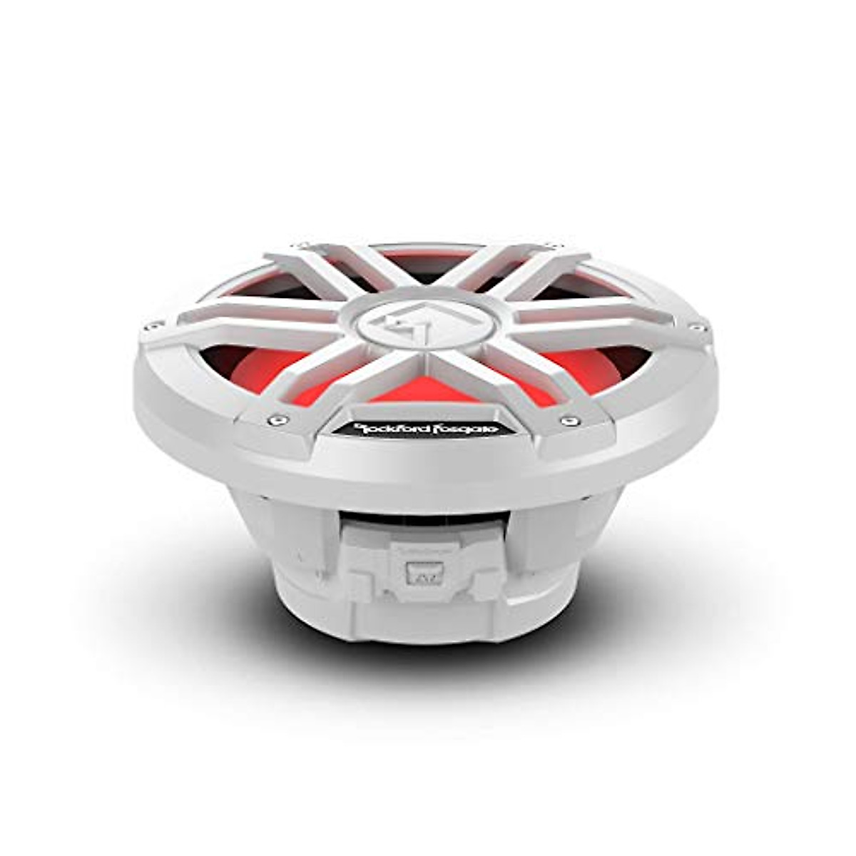 Rockford Fosgate M1D4-10 Color Optix 10" DVC 4-Ohm Multicolor LED Lighted Marine Subwoofer - White