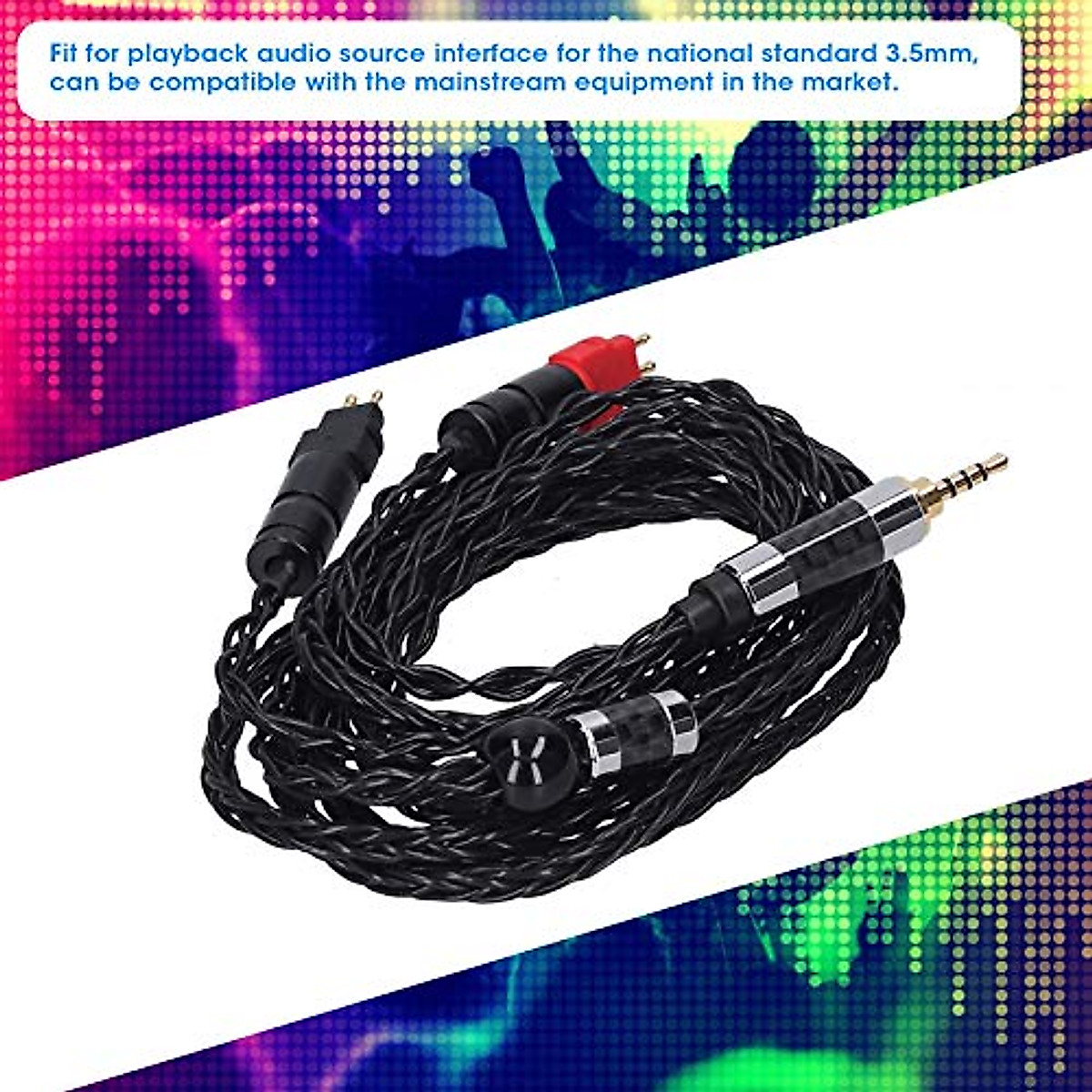 Audio Video Cord Balanced OCC Cable for HD600 HD580(2.5MM Balance)