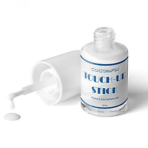 cocomfix White Touch Up Paint, Multi Surface Touch Up Paint Pen, Interior & Exterior Scratch Repair for Wall, Door, Cabinets, Wood, Furniture, Water Based & Low Odor. 1.5 Fl Oz (Perfect White)