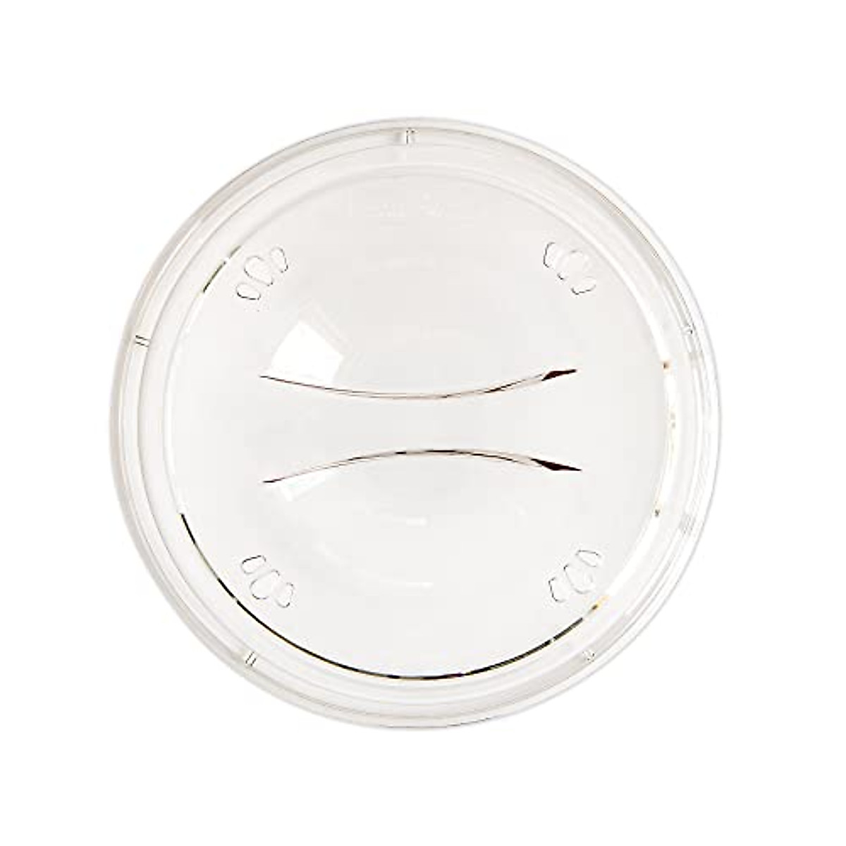 Nordic Ware Plastic Deluxe Microwave Cover, Clear (Set of 2)