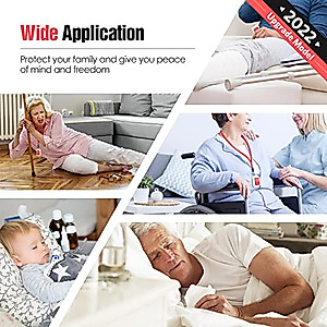 Caregiver Pager Call Button Alert - Life Alert Button for Seniors Elderly Monitoring Emergency Panic Button Elderly Assistance Products Call Bell for Patients at Home