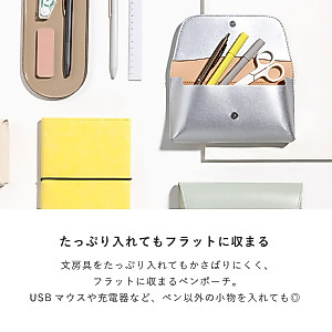 Iroha Publishing SUNNY FLAT PEN POUCH LSPL-04 Misty Green Pencil Case