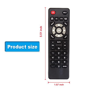 New Replace Remote Compatible with ONN TV ONC18TV001 43" Class FHD 1080P LED TV