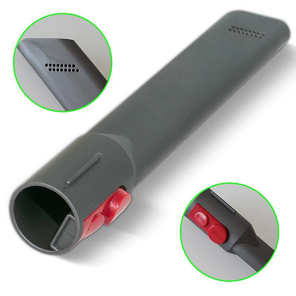 Tool Attachment Compatible with Dyson V15, V12, V11, V10, V8, V7 Vacuum Cleaner Accessories Replacement Parts Brush Nozzle, Stubborn Dirt Mattress Tool, Soft Dusting (Crevice Tool)