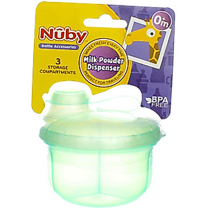 Nuby Milk Powder Dispenser, Colors May Vary (1 Pack)