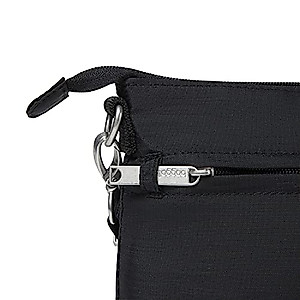 Baggallini Womens Anti-theft Memento Crossbody Bag Cross Body, Black, One Size US