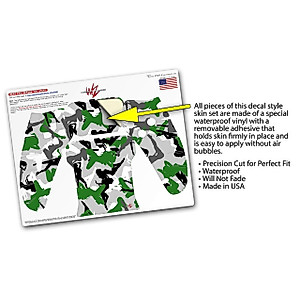 WraptorSkinz Skin Wrap compatible with Sony PS5 DualSense Controller Sexy Girl Silhouette Camo Green (CONTROLLER NOT INCLUDED)