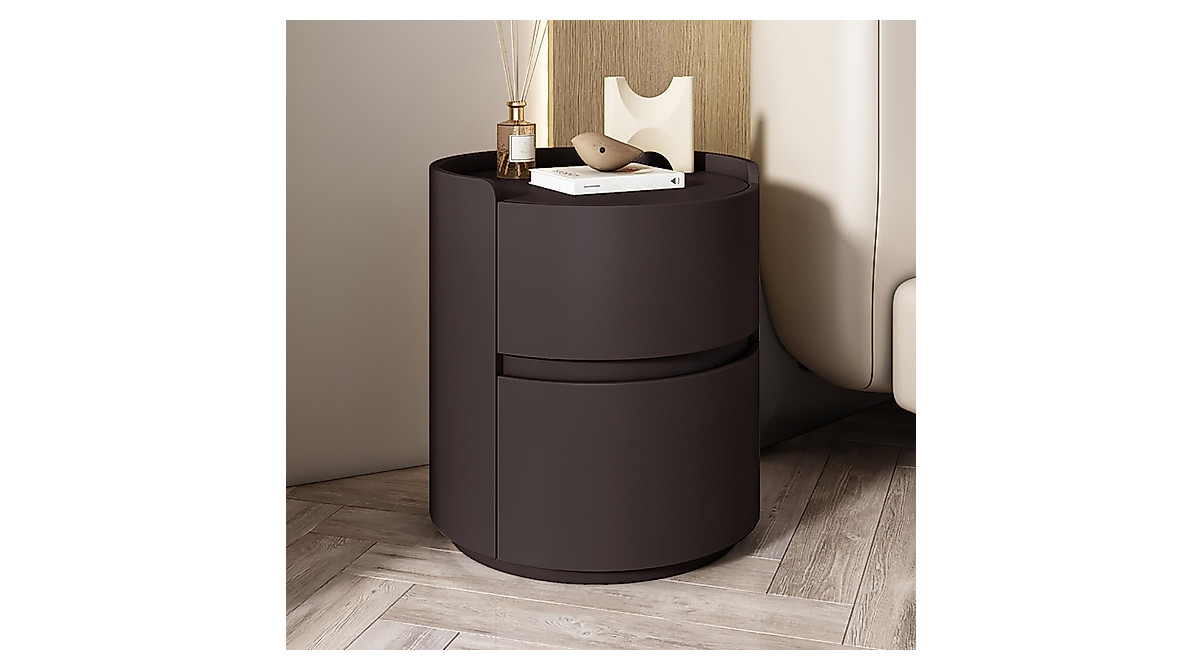 Stylish Minimalist Solid Wood Bedside Table