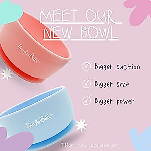 BrushinBella Baby Feeding Supplies - Complete Baby Feeding Set with Baby Plate, Baby Spoons First Stage, Silicone Bib and Snack Cup - Infant Eating Utensils and Baby Bowl with Suction