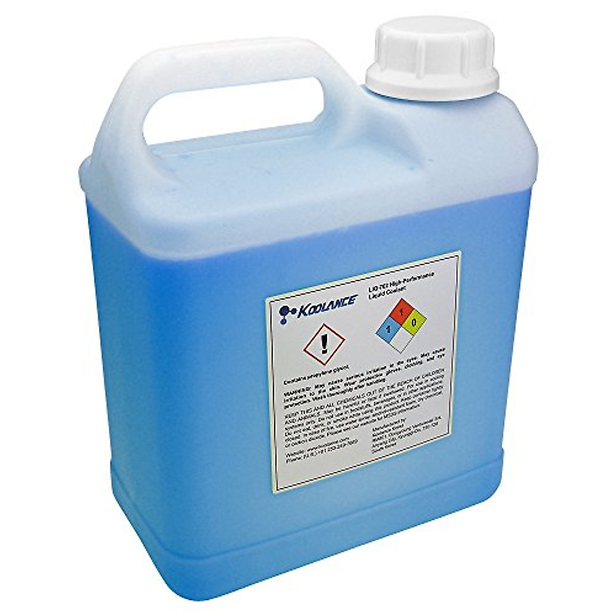 Koolance LIQ-702BU-05L 702 Liquid Coolant, High-Performance, UV Blue, 5000ml (169 fl oz)