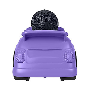 Little People Collectible Wheelies Car - HGP73 ~ Purple Convertible Love Bug Car ~ AA Girl Driving