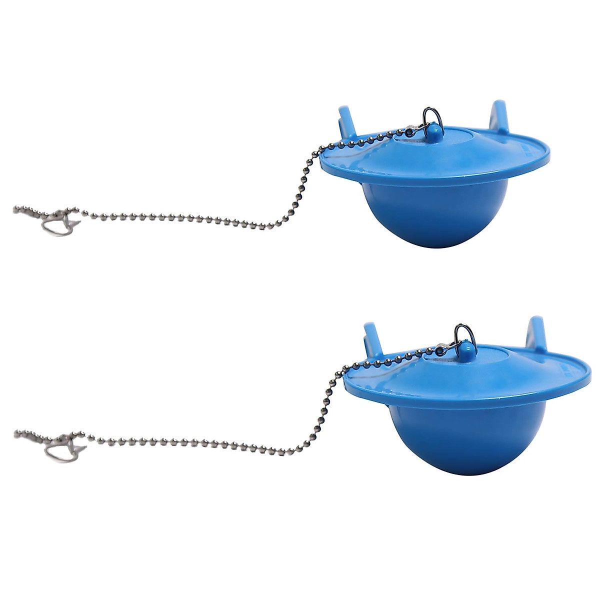 Hibbent 2 Pack Toilet Flapper Replacement, Compatible with Gerber 99-788, 3 Inch Flapper Replacement Water Saving, High Performance, Easy to Install- Blue Color